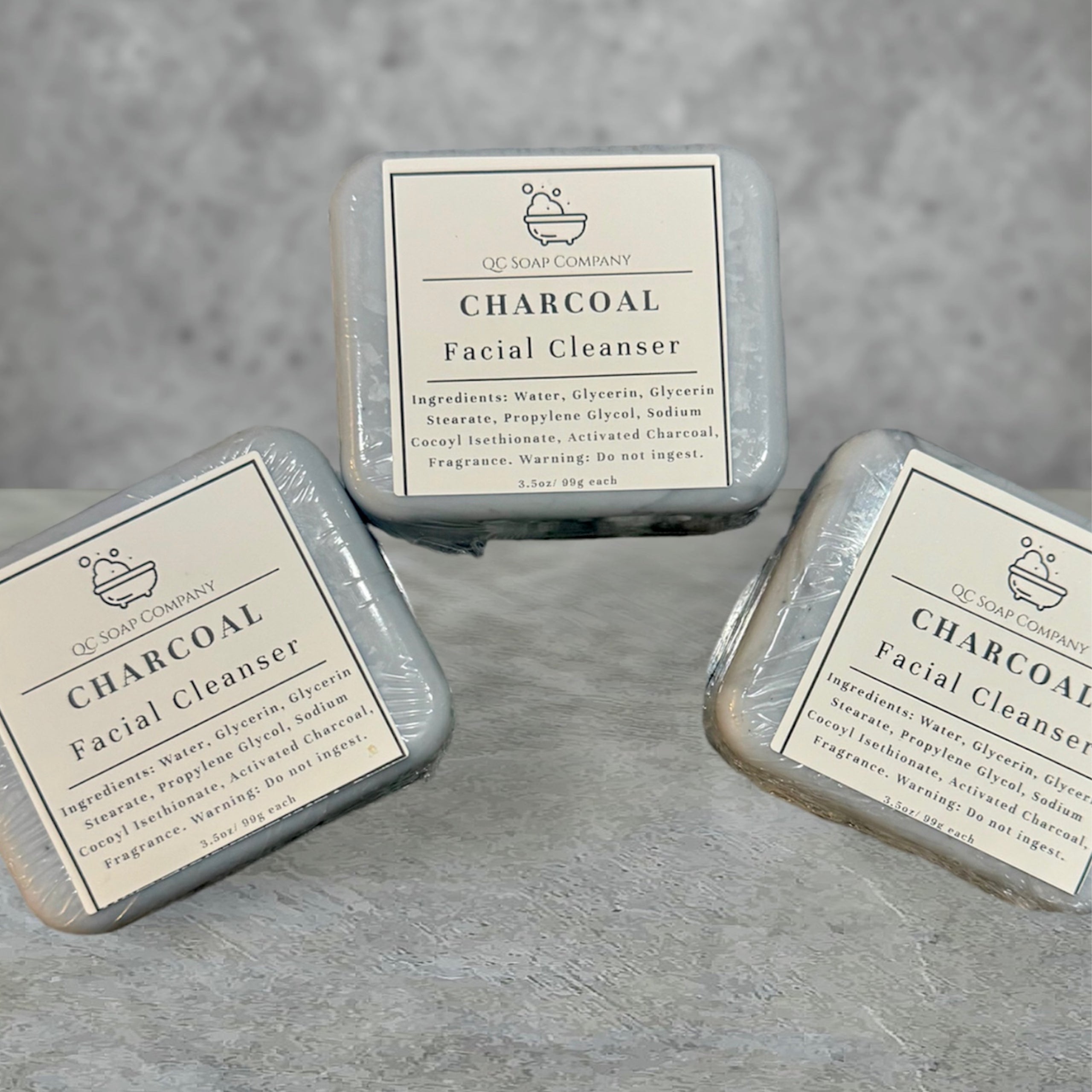 Charcoal Facial Cleanser | QC Soap Company
